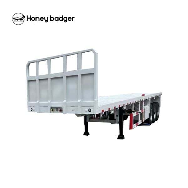 40 Foot Flatbed Tri Axle Trailer – Honey Badger Vehicle | Honey Badger ...